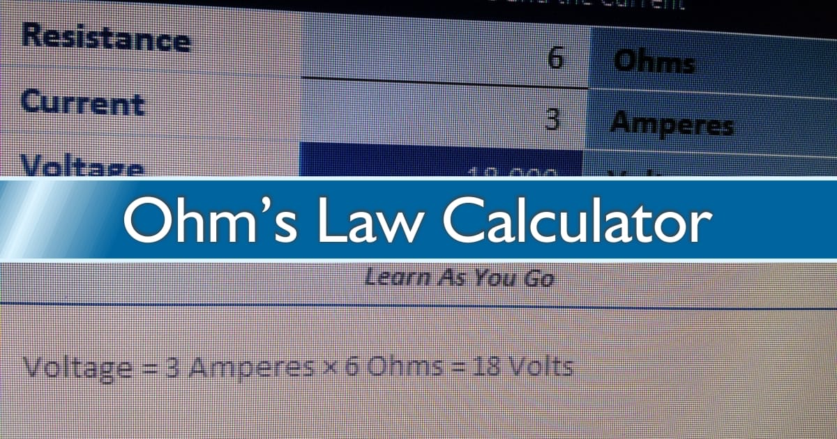 Ohm's Law Calculator | Design & Analysis | Tesla Scientific