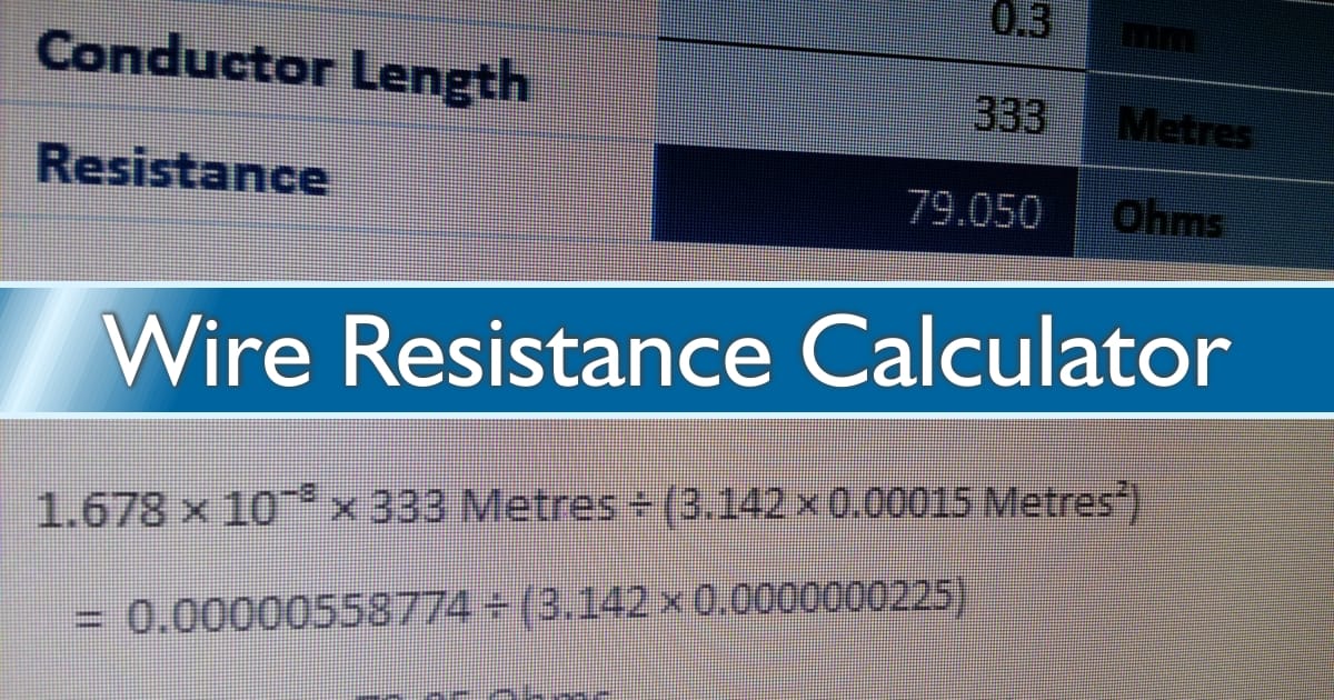 Wire Resistance Calculator | Design & Analysis | Tesla Scientific