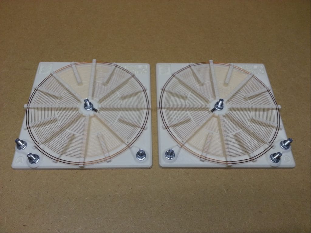 3D Printable Flat Spiral Coils - 140mm | Tesla Scientific